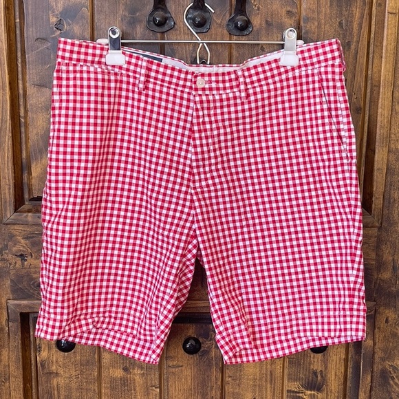 Polo Ralph Lauren | Shorts | Polo Ralph Lauren Vtg Red White Checked ...